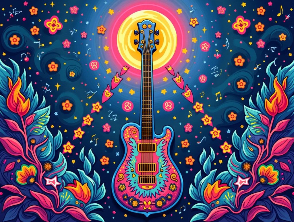 Psychedelic Music Art Coloring Pages for Rock Fans - Yardbirds.us